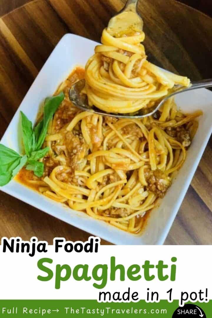 Ninja Foodi Spaghetti - The Tasty Travelers