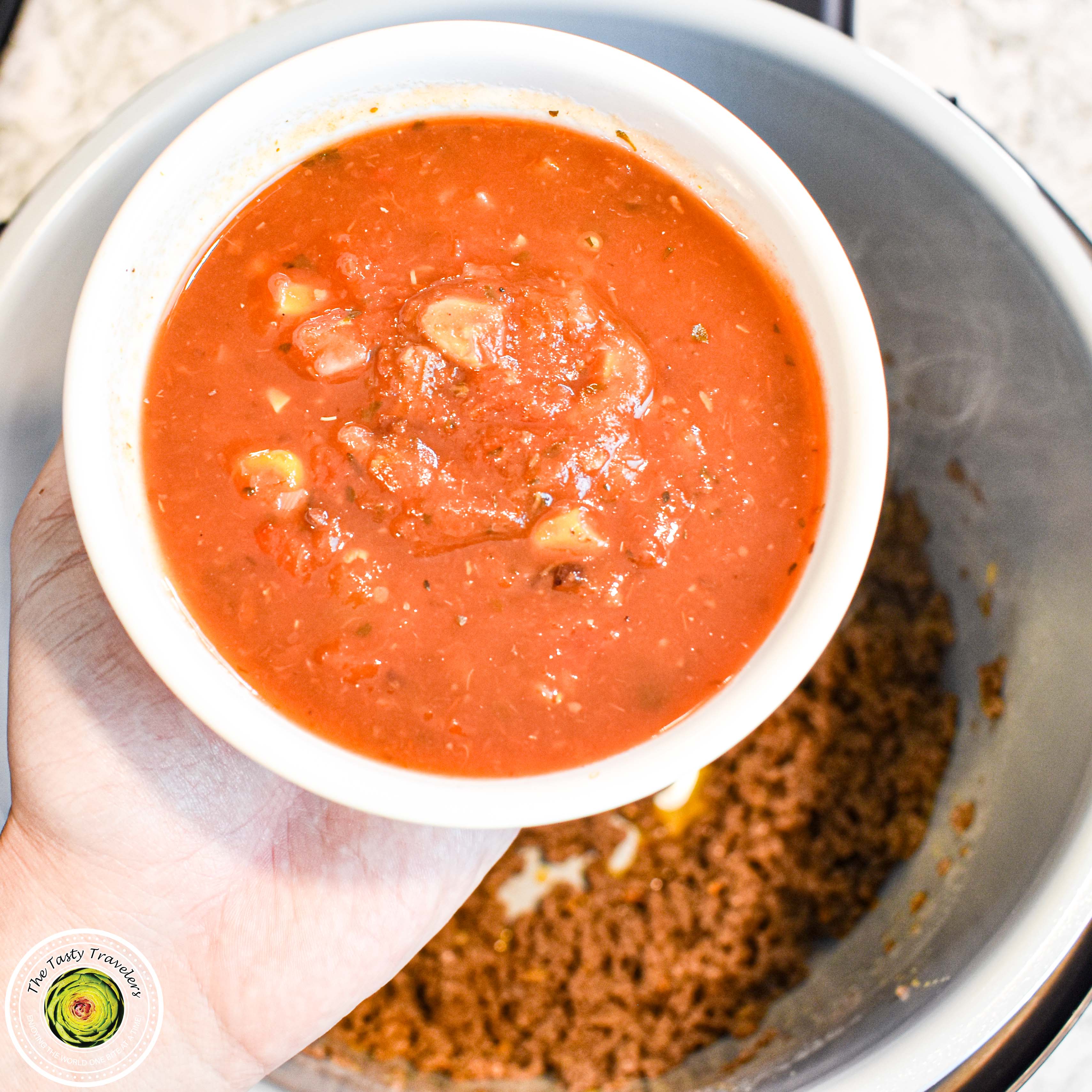 Ninja Foodi Taco Pasta - The Tasty Travelers