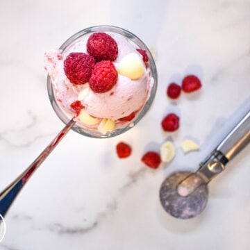 Ninja Creami Raspberry White Chocolate Truffle Ice Cream - The Tasty ...