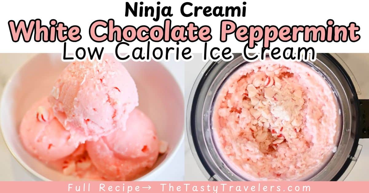 Ninja Creami White Chocolate Peppermint Low Calorie Ice Cream - The ...