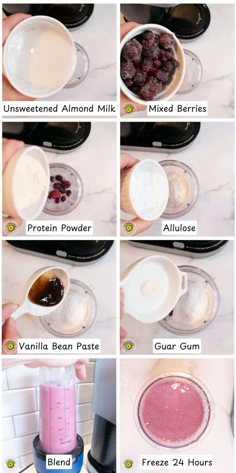Ninja Creami Berry Blast Protein Ice Cream - The Tasty Travelers